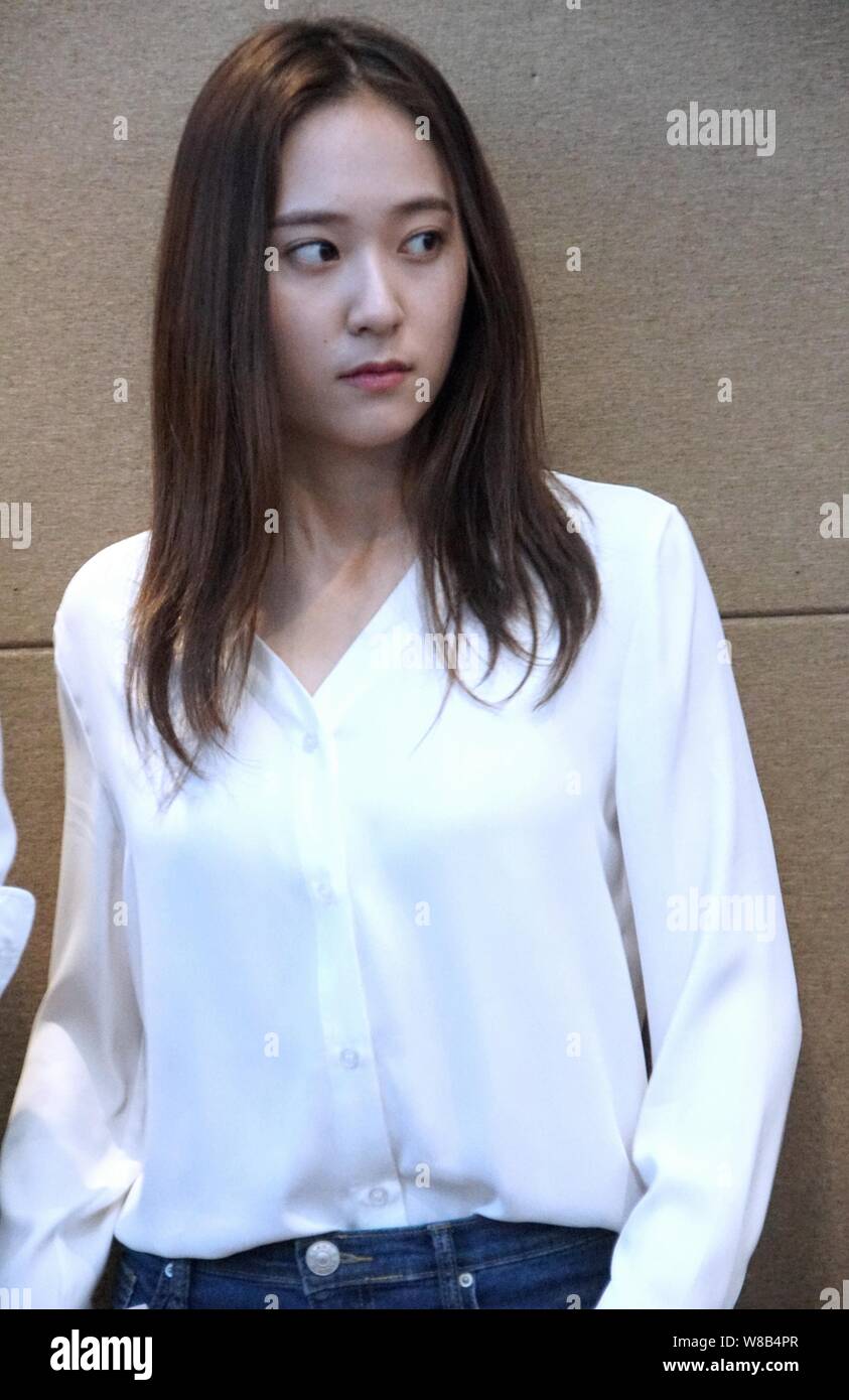American Singer And Actress Krystal Jung Soo Jung Of South Korean Girl Group Fx Is Interviewed