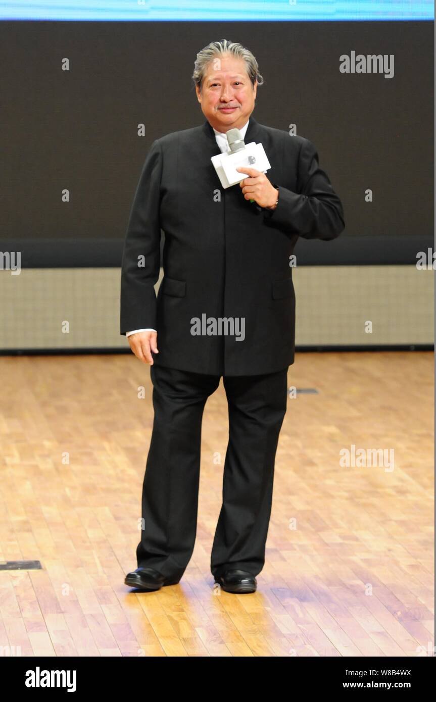 Hong Kong director and actor Sammo Hung attends a press conference and ...