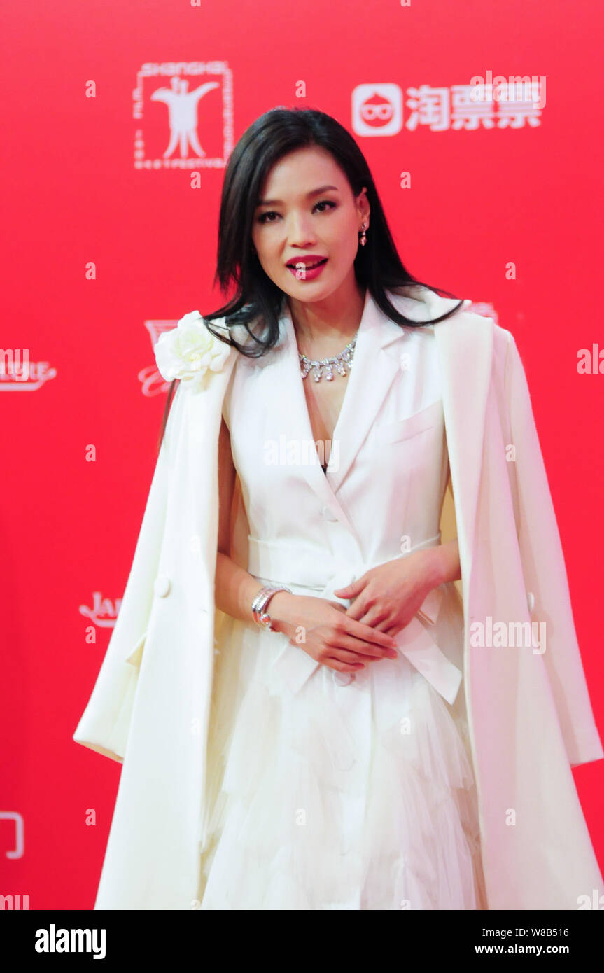 Taiwanese actress Shu Qi arrives on the red carpet for the opening ...