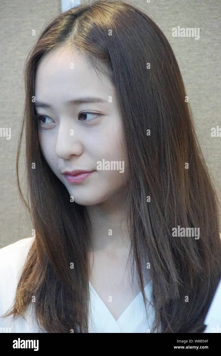 American Singer And Actress Krystal Jung Soo Jung Of South Korean Girl Group Fx Is Interviewed