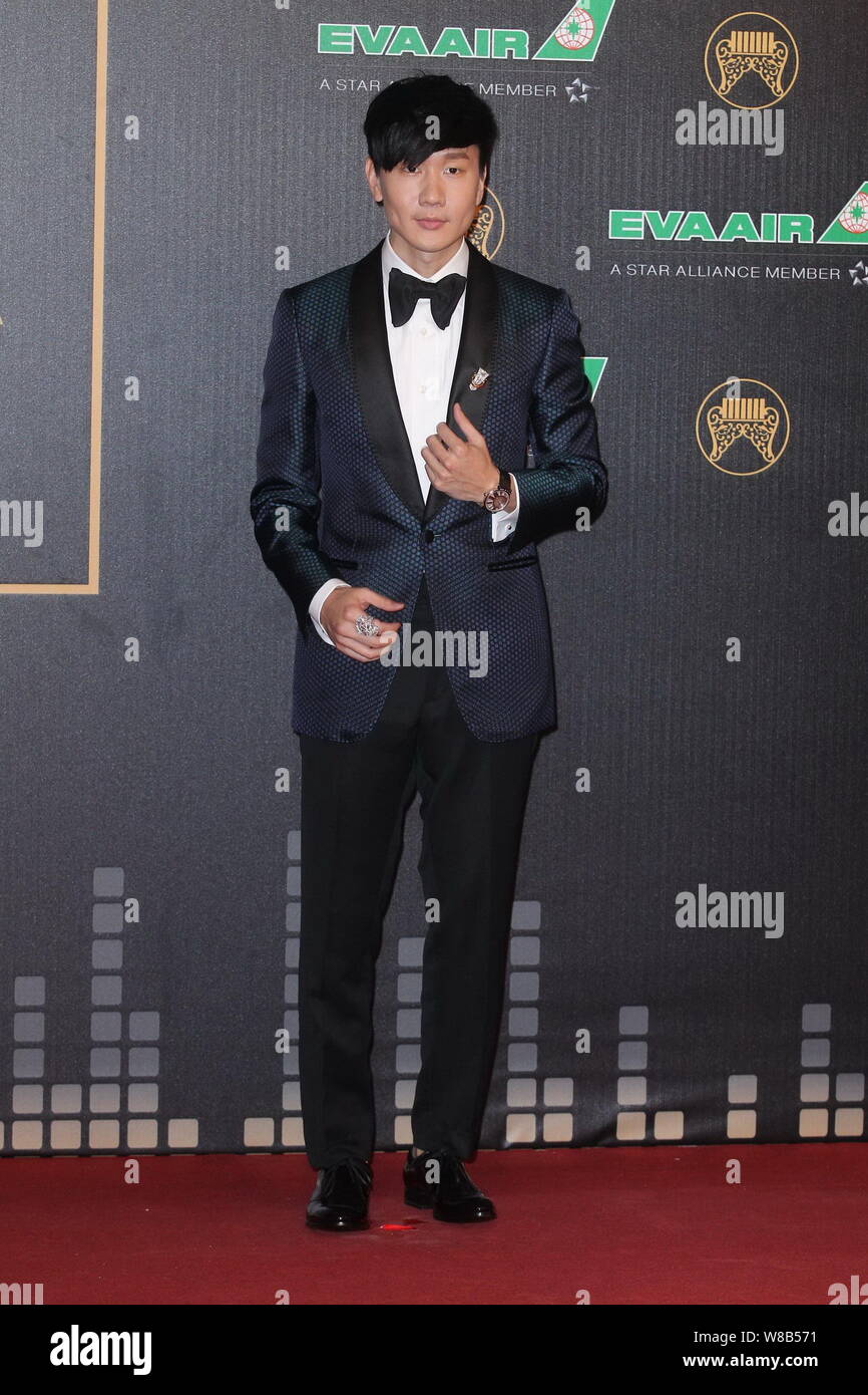 Singaporean singer JJ Lin arrives on the red carpet for the 27th Golden ...