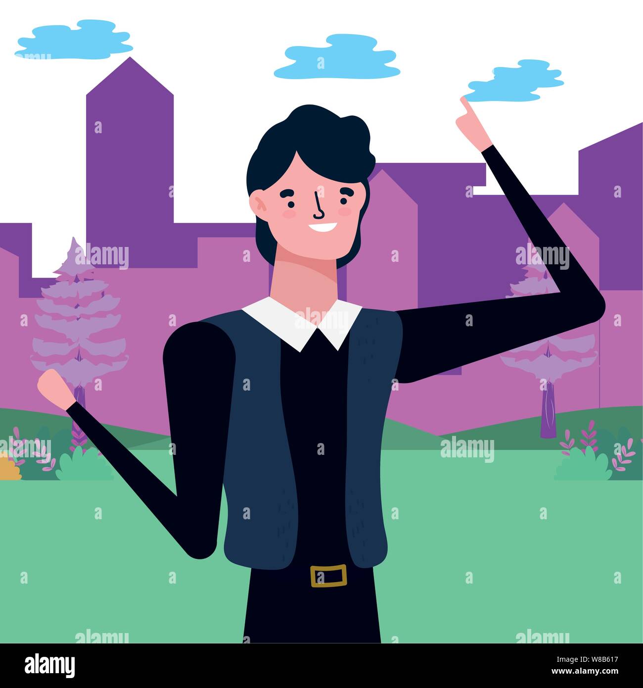 Avatar of a man design, Boy male person human and attractive theme ...
