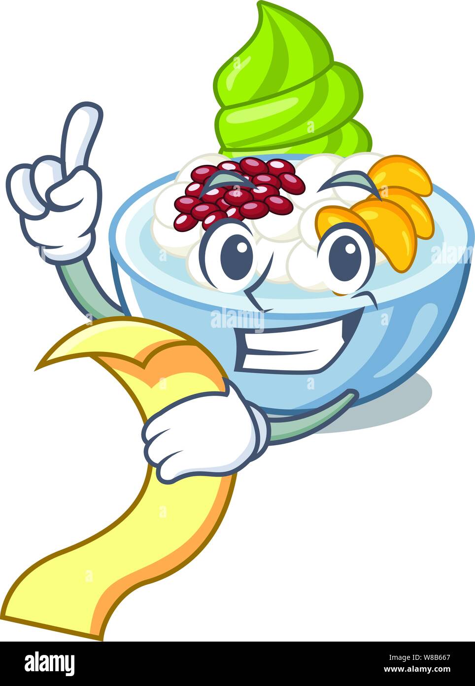 Anmitsu japanese dessert Stock Vector Images - Alamy