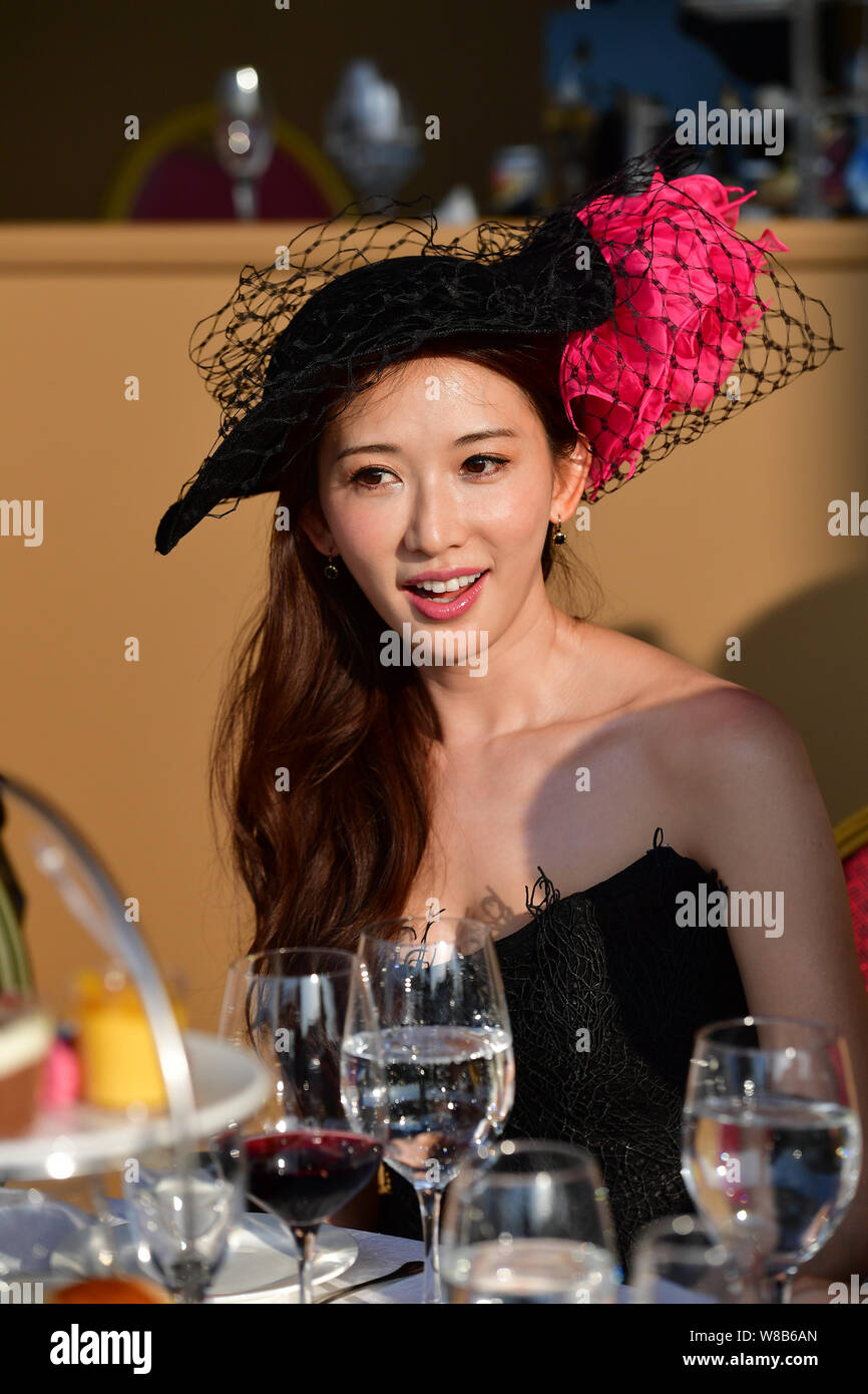 Taiwanese model and actress Lin Chi-ling attends a promotional event by ...