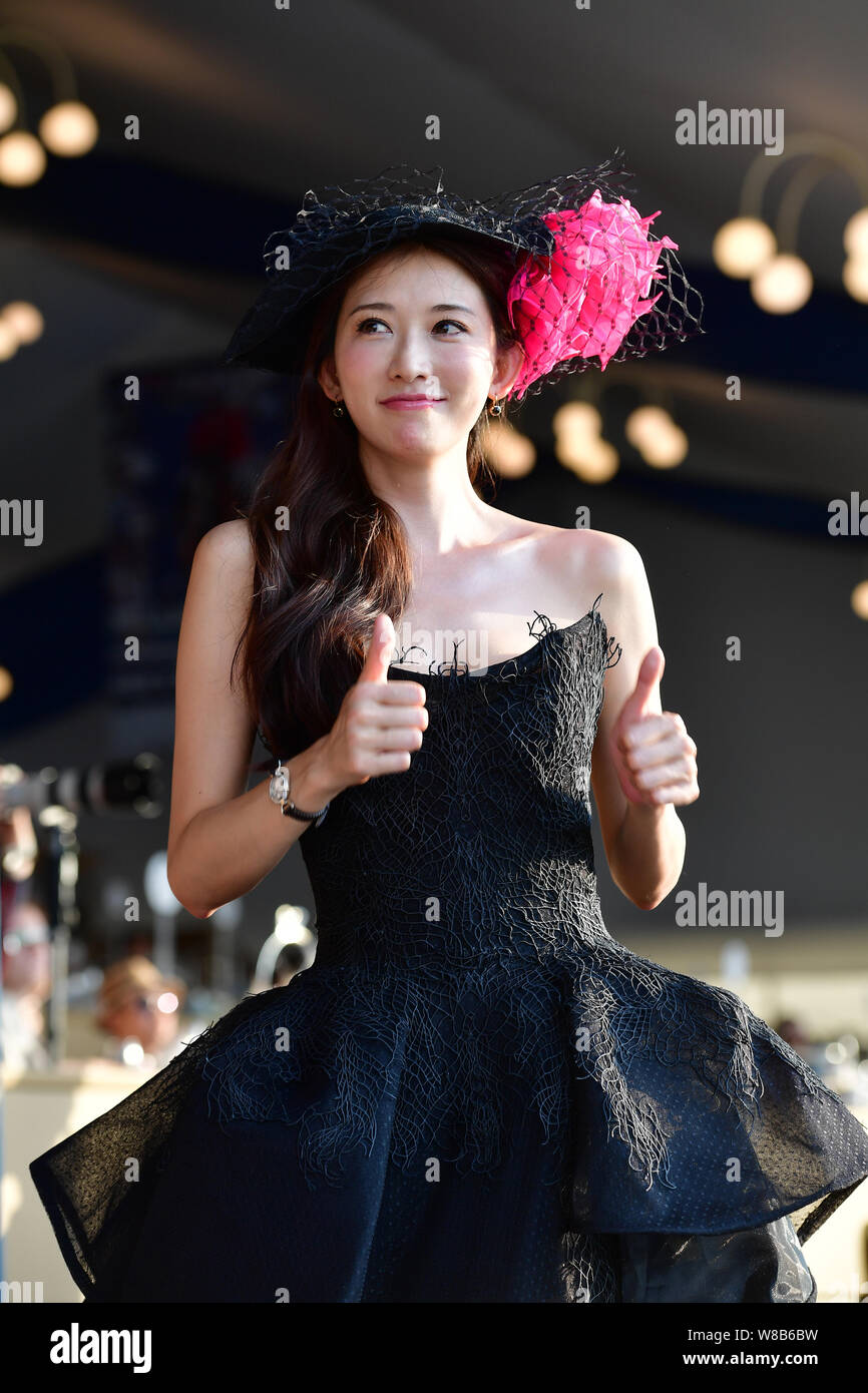 Taiwanese model and actress Lin Chi-ling attends a promotional event by ...