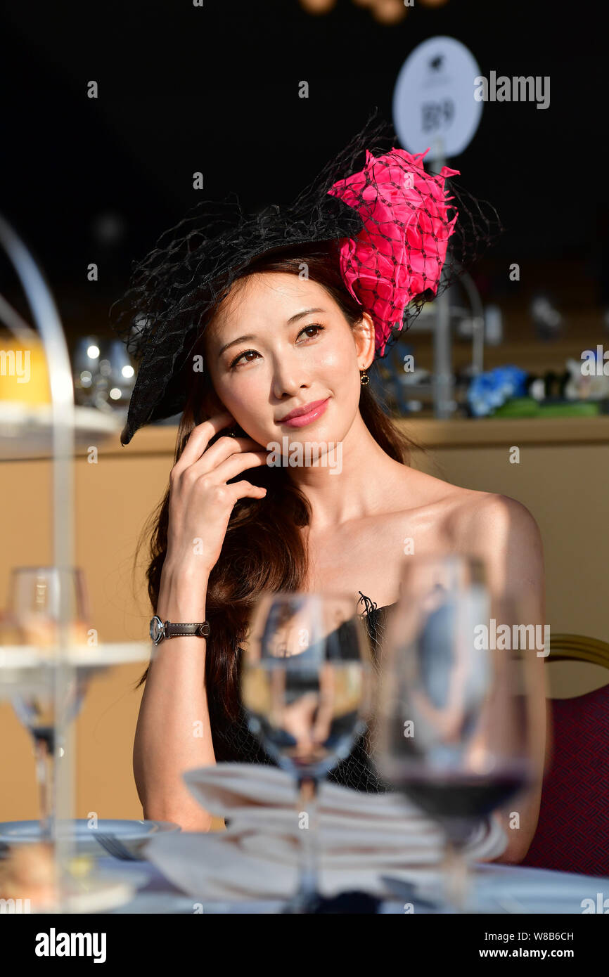 Taiwanese model and actress Lin Chi-ling attends a promotional event by ...