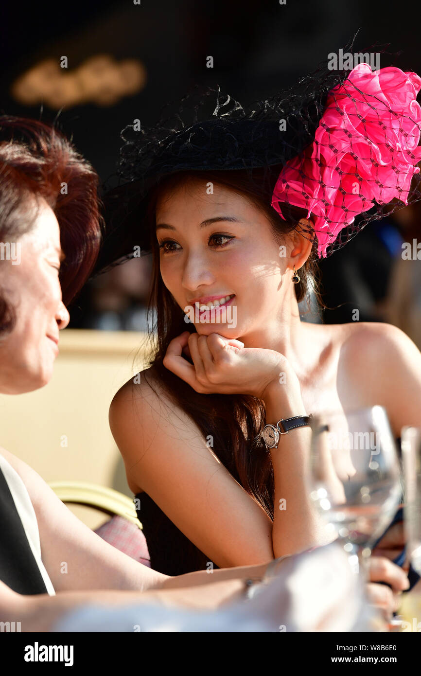 Taiwanese model and actress Lin Chi-ling attends a promotional event by ...