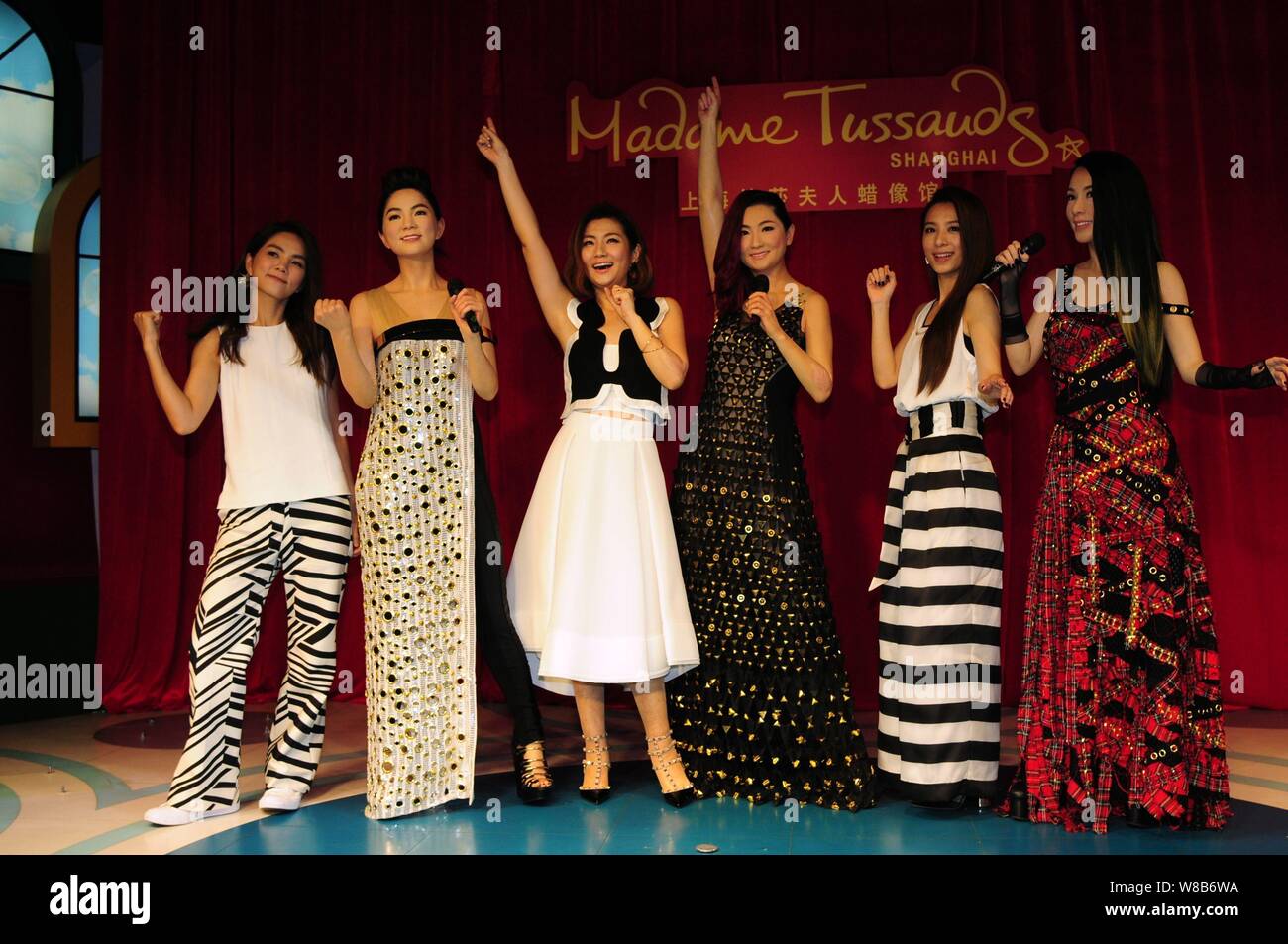 (From left) Ella Chen Chia-hwa, Selina Jen Chia-hsuan and Hebe Tien Fu-chen of Taiwanese pop ...