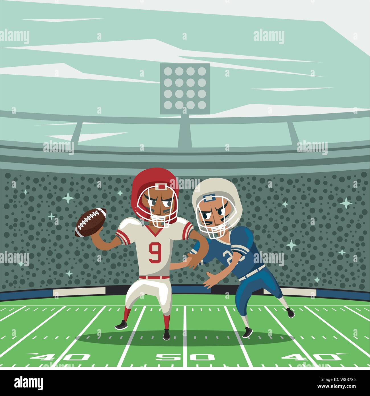 Football sport championship tournament cartoon Stock Vector Image & Art ...