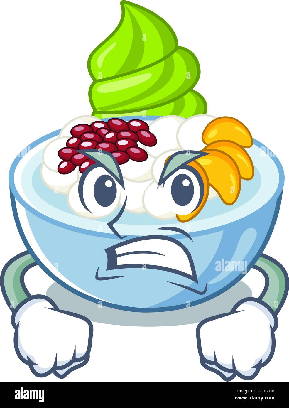 Anmitsu japanese dessert Stock Vector Images - Alamy