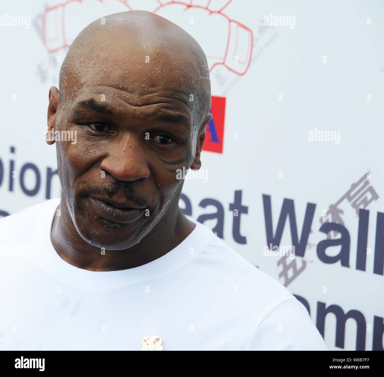 Mike tyson at the weigh in hi-res stock photography and images - Alamy