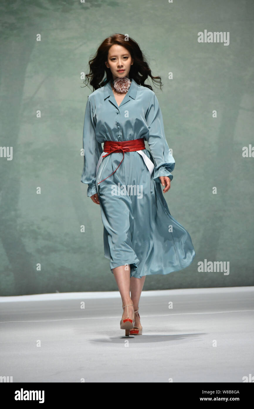 South Korean actress Cheon Seong-im, better known by her stage name ...