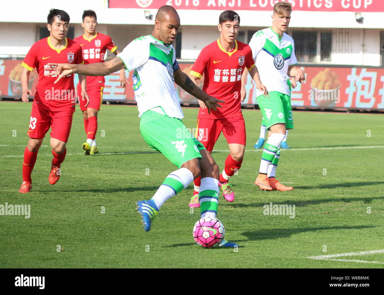 Ronaldo Aparecido Rodrigues, commonly known as Naldo, of VfL Wolfsburg ...