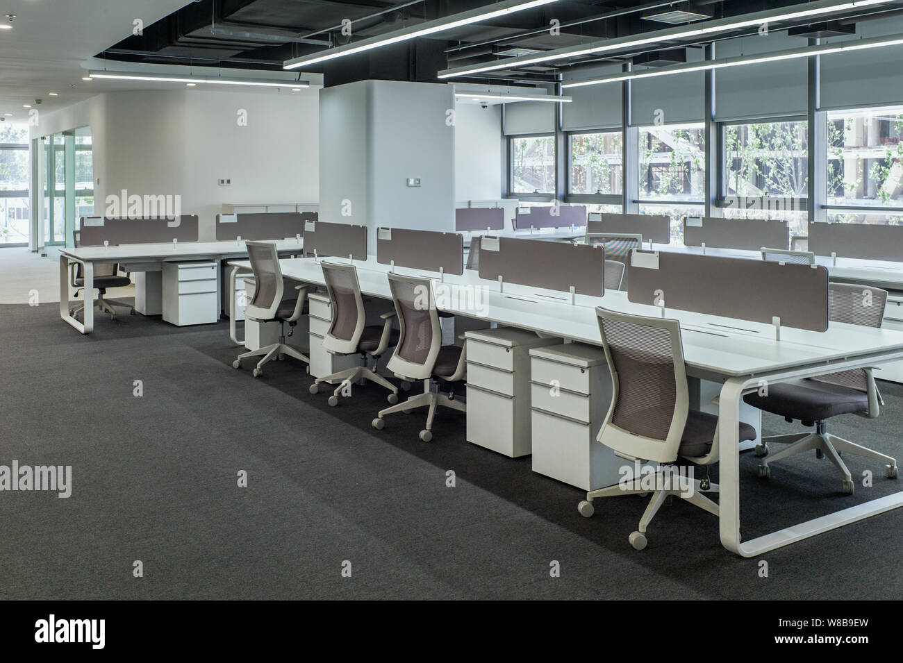 View of the office area in the Sina Plaza, the new headquarters of Sina ...