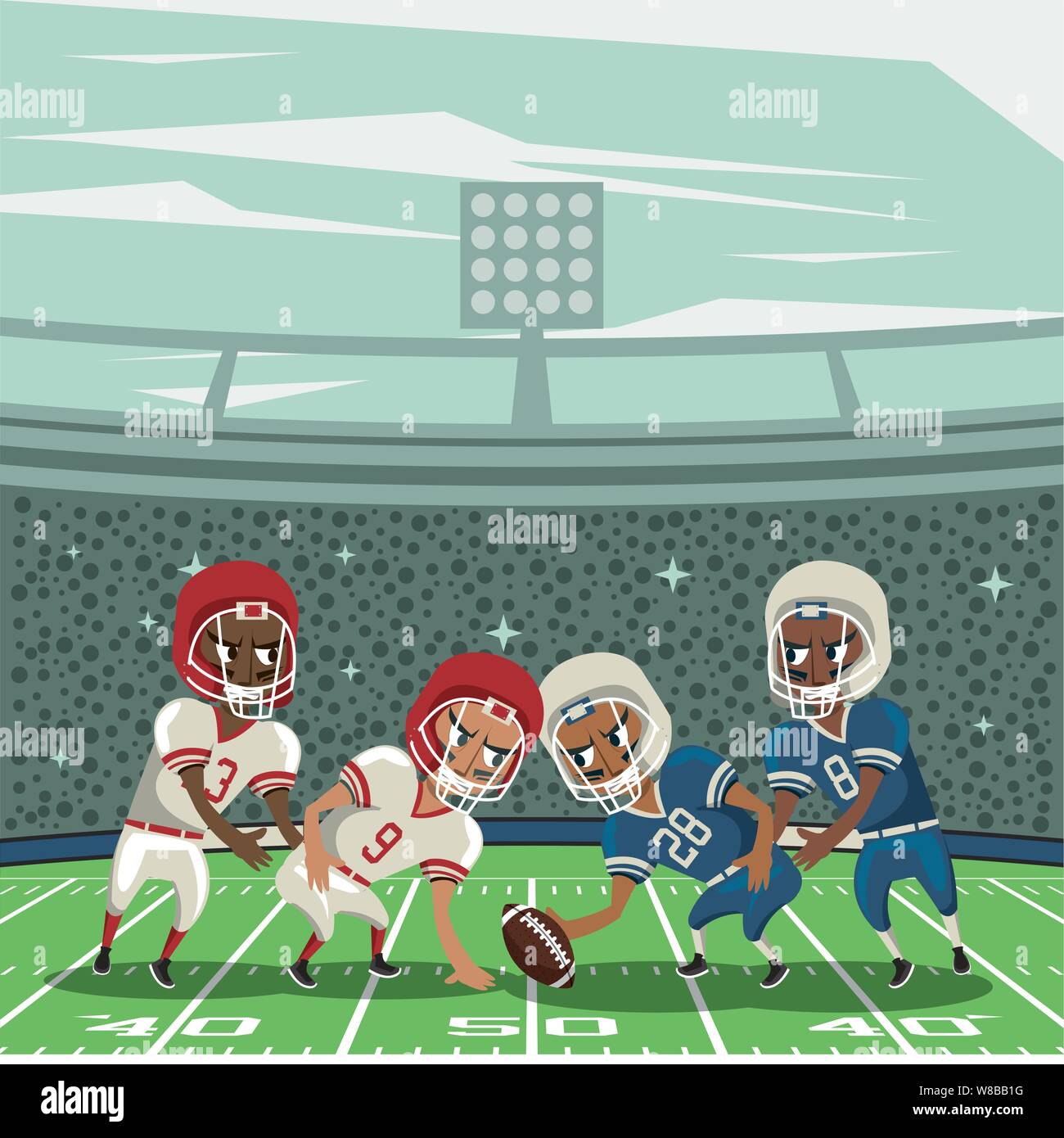 Football sport championship tournament cartoon Stock Vector Image & Art ...