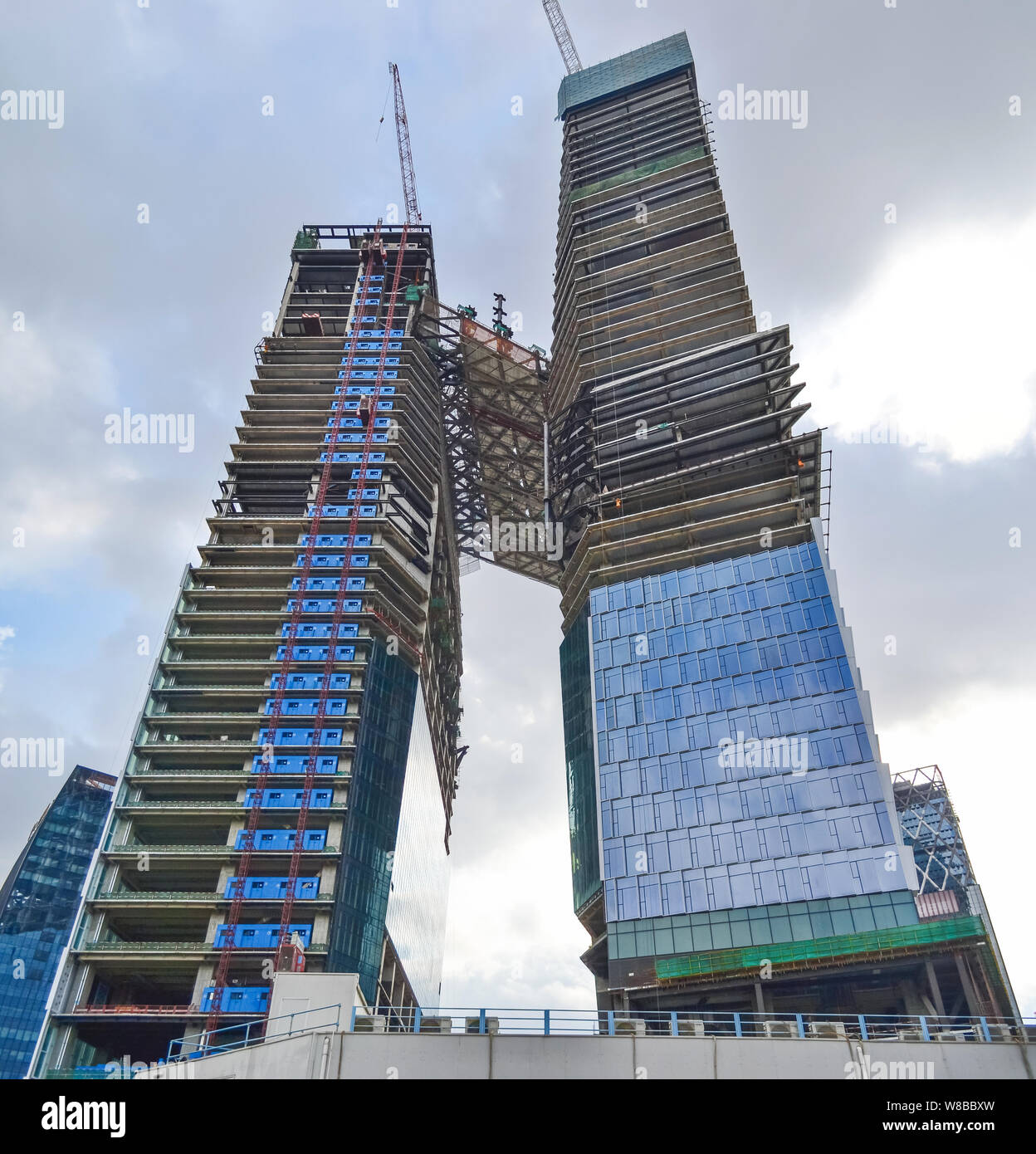 The Tencent Haibin Building, the new global headquarters of Tencent, is ...