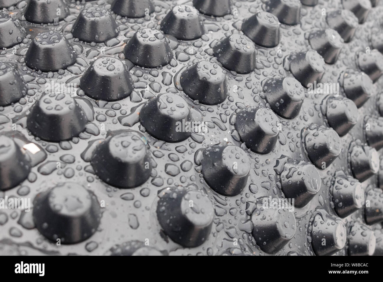 Rain drops on the surface of membrane waterproofing Stock Photo - Alamy