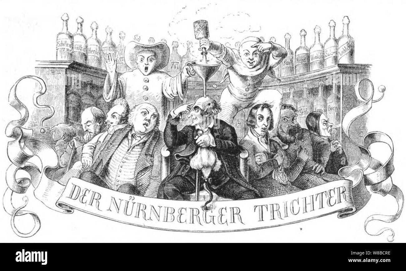 Der Nürnberger Trichter Stock Photo - Alamy