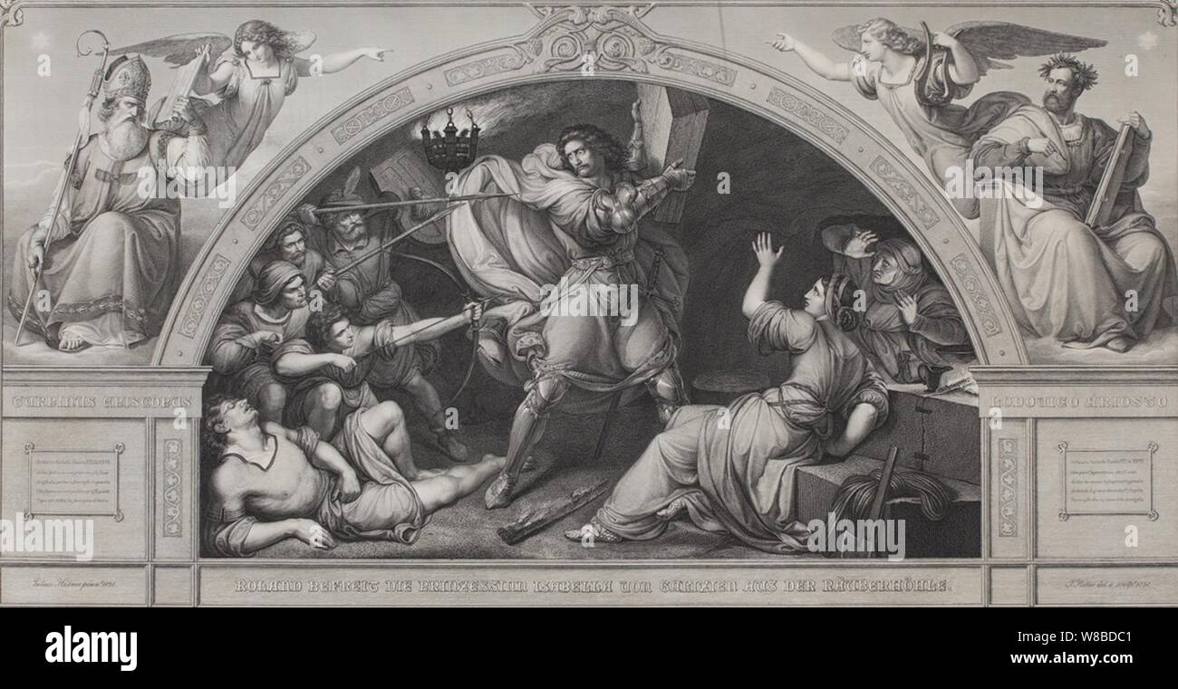 Der rasende Roland Joseph von Keller Stock Photo - Alamy