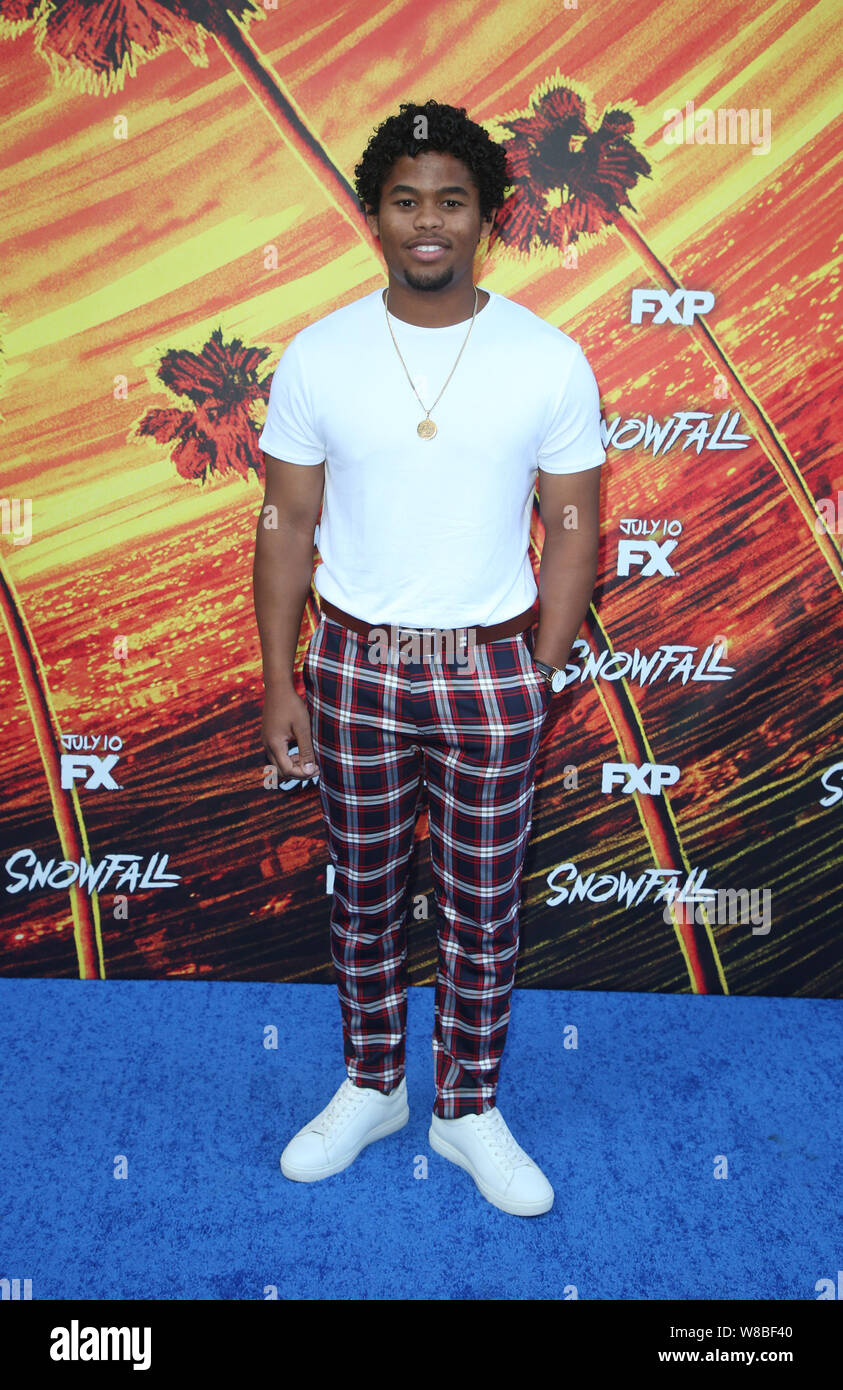 FX's "Snowfall" season 3 premiere screening Featuring: Isaiah John ...