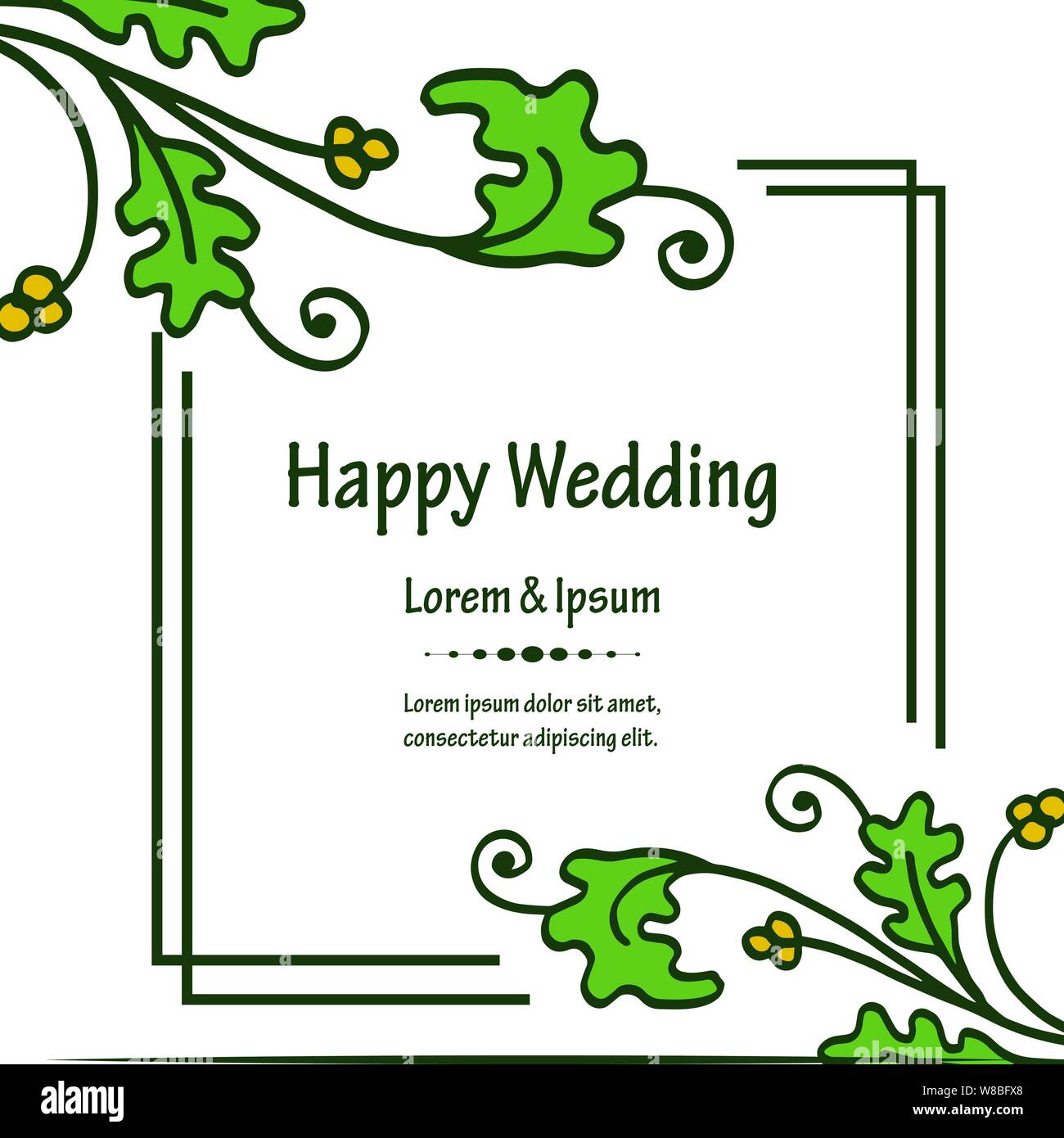 Crowd of leaves, with texture vintage frame, design of card happy ...