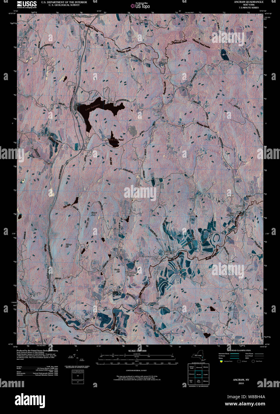 This image map depicts geographic features on the surface of the earth ...