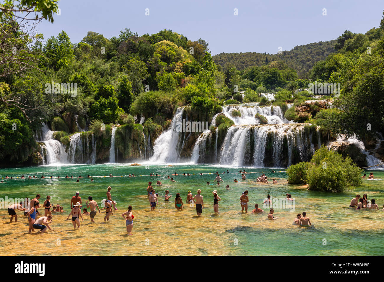 Skradinski Buk waterfalls in the Krka National Park, Croatia Stock Photo - Alamy