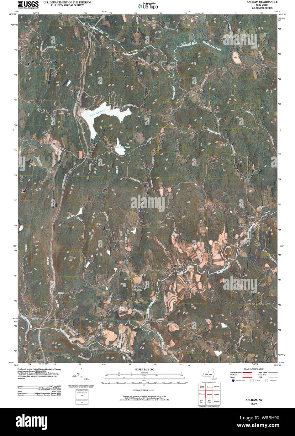 This image map depicts geographic features on the surface of the earth ...