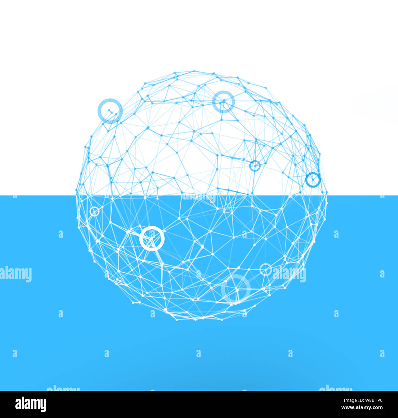 Internet globe. Concept of connection and network Stock Photo - Alamy