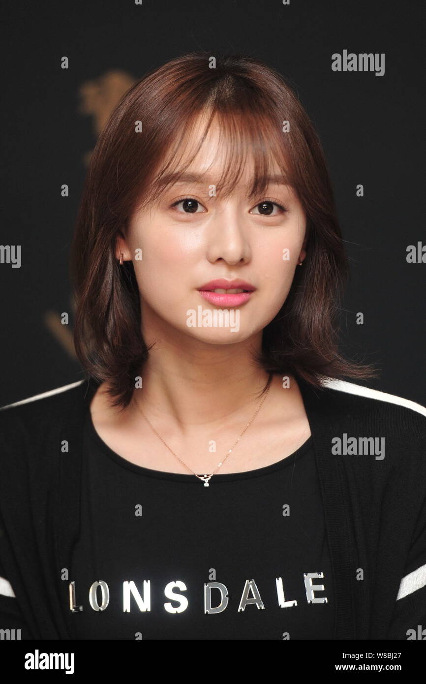 South Korean actress Kim Ji-won attends a signing event for fans in ...