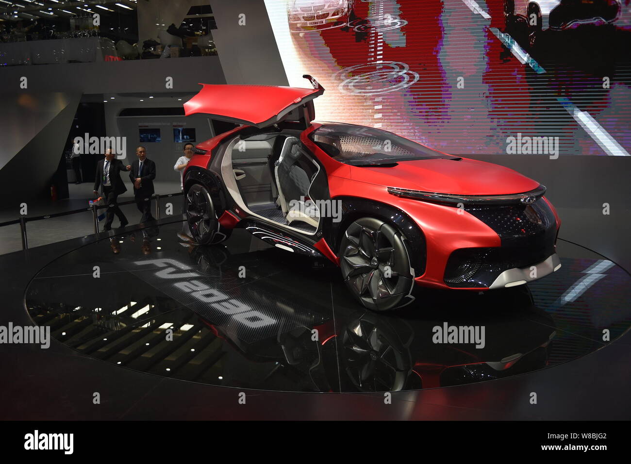 A Chery FV2030 concept car is on display during the 14th Beijing ...