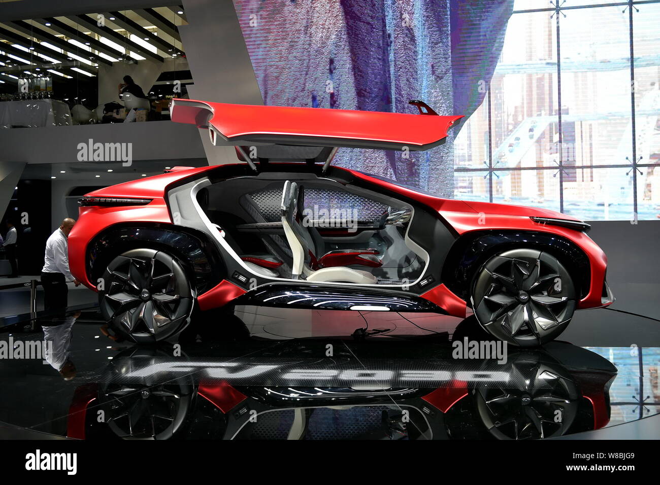 A Chery FV2030 concept car is on display during the 14th Beijing ...