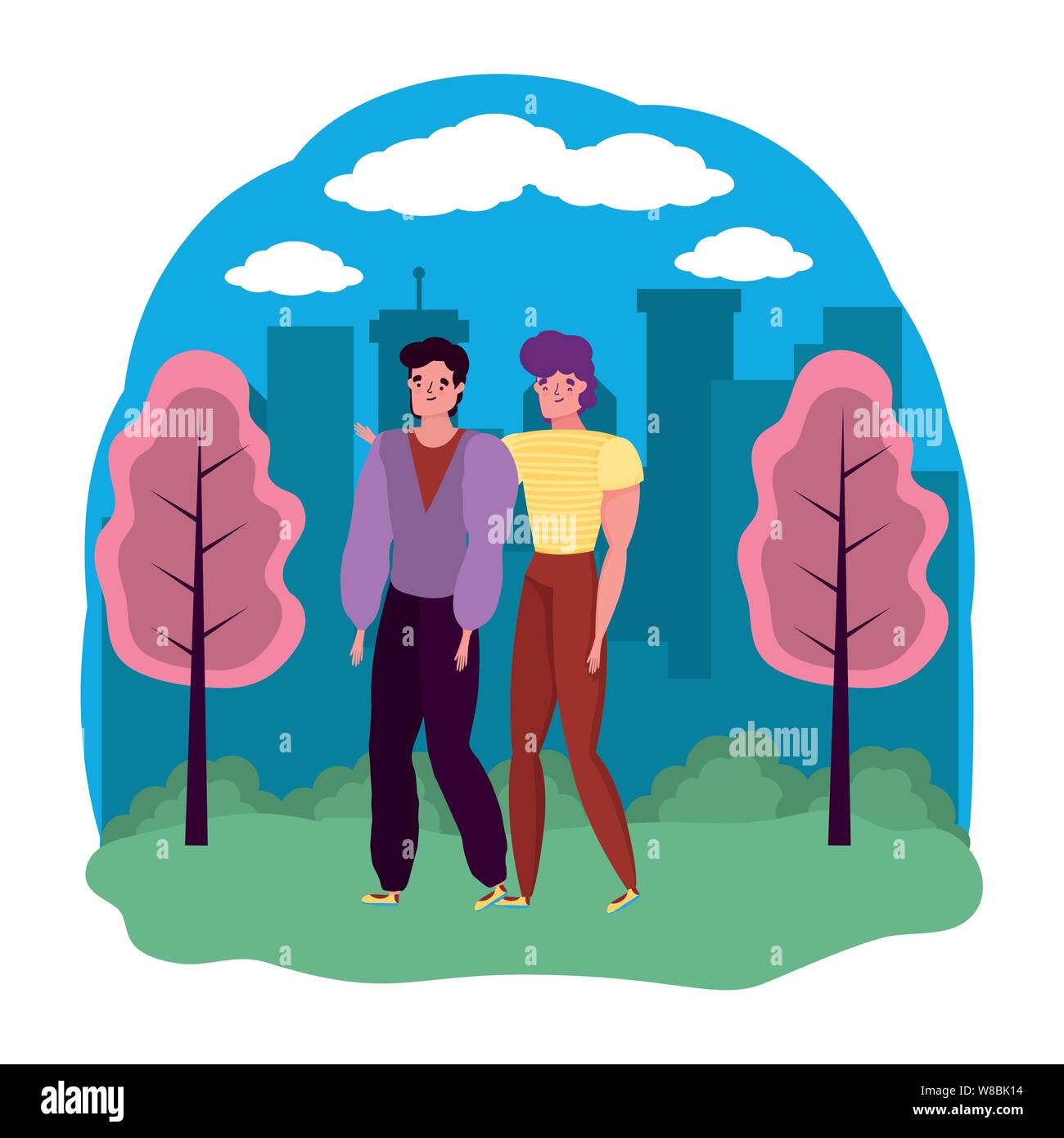 Avatar men design, Boys males friends person and human theme Vector ...