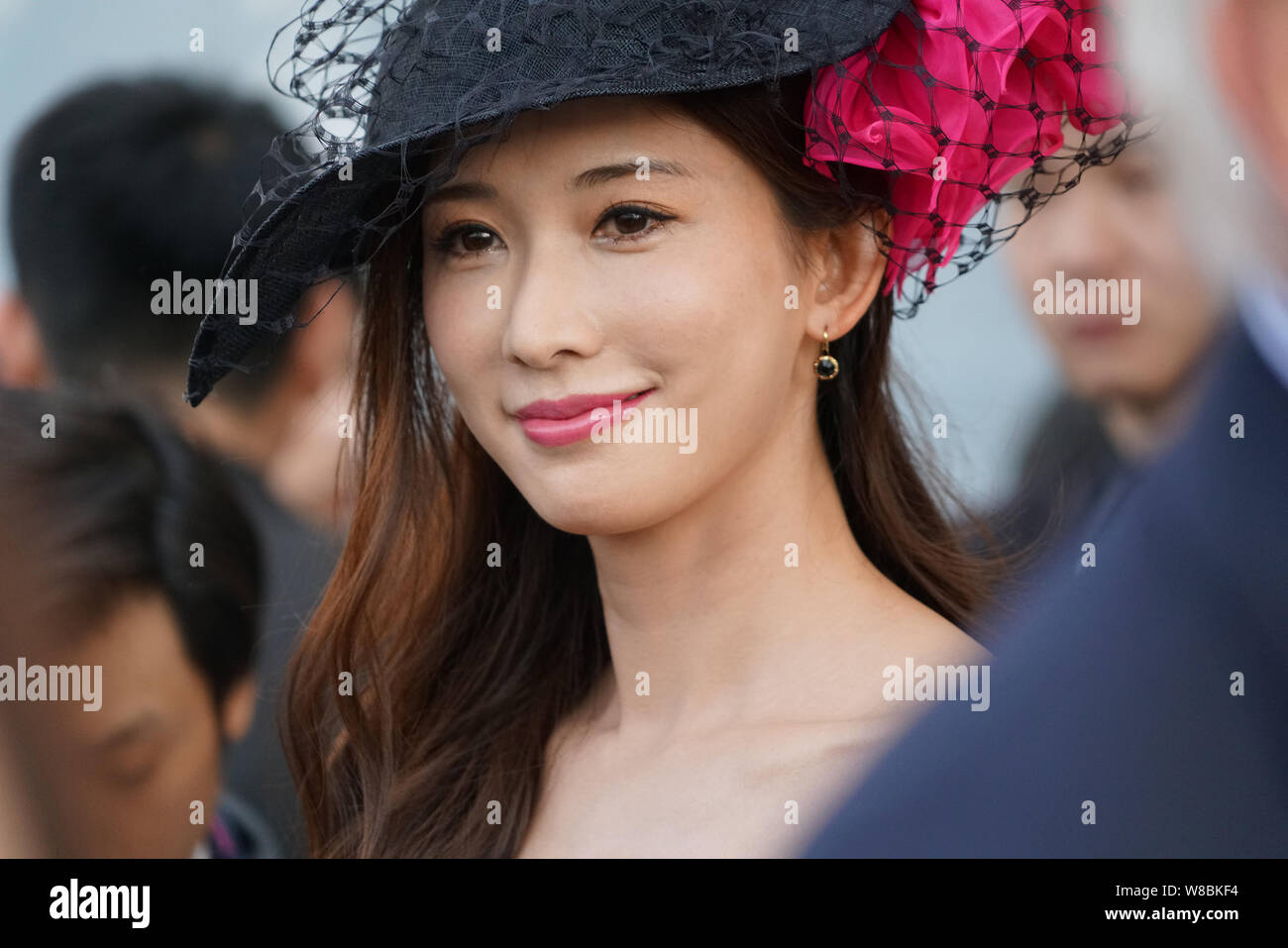 Taiwanese model and actress Lin Chi-ling attends a promotional event by ...