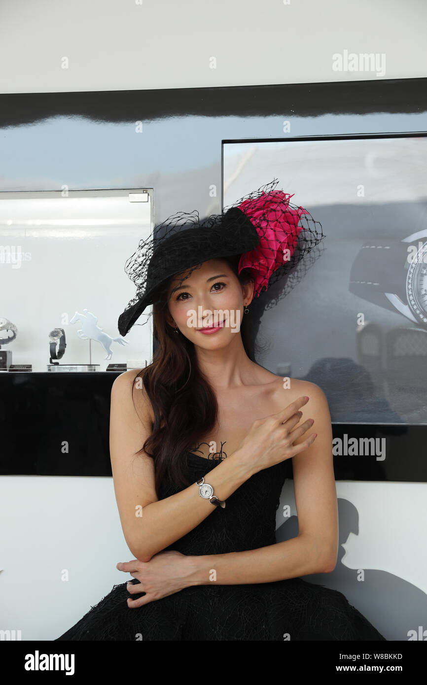 Taiwanese model and actress Lin Chi-ling attends a promotional event by ...