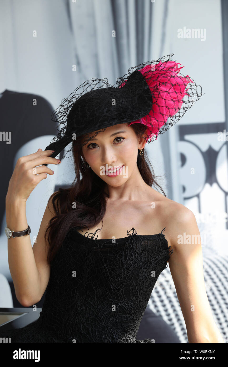 Taiwanese model and actress Lin Chi-ling attends a promotional event by ...
