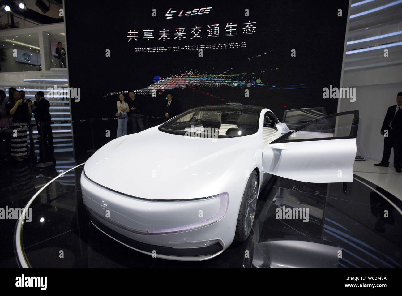 A LeEco LeSEE concept car is on display during the 14th Beijing ...