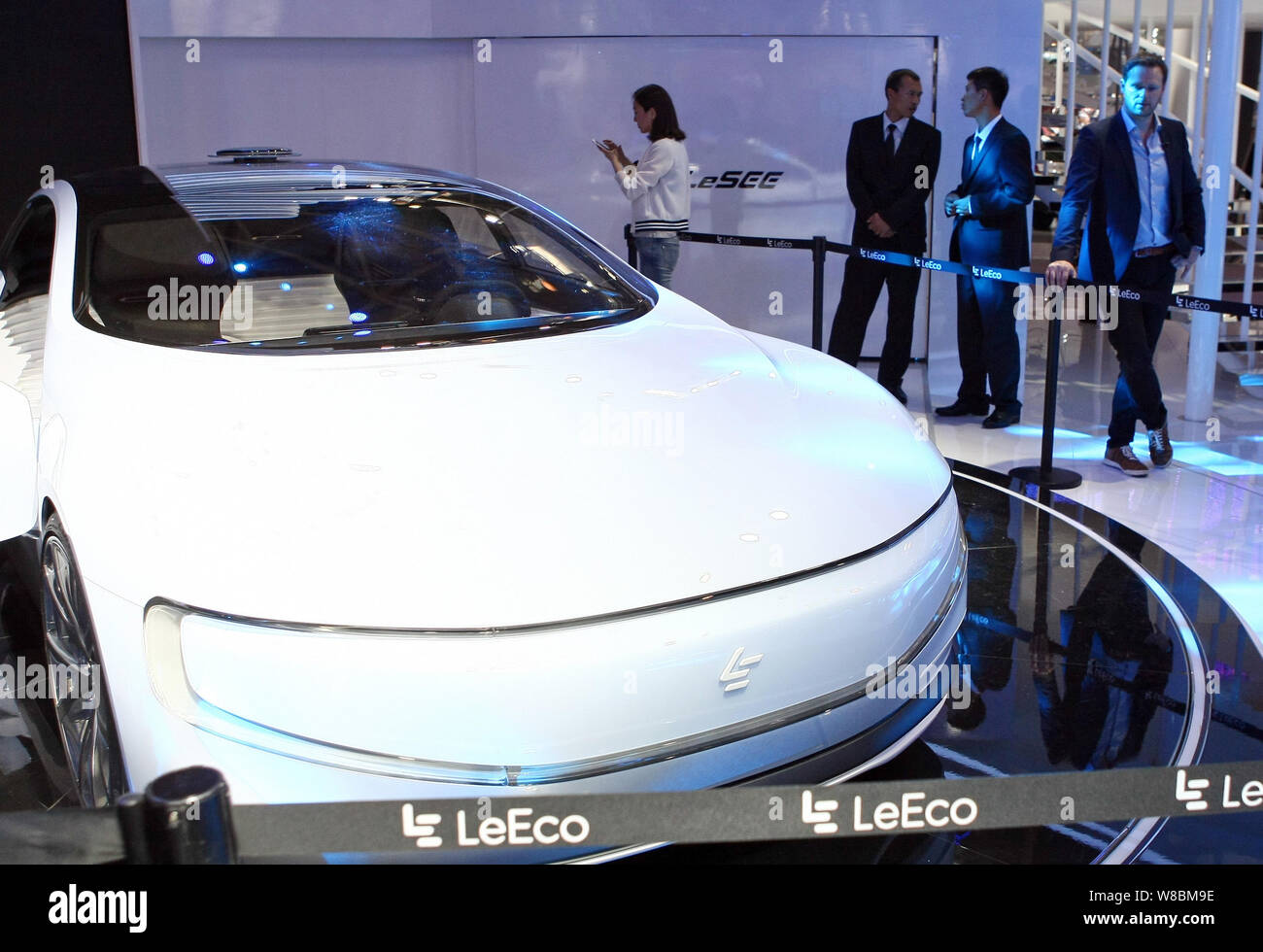 A LeSEE electric concept car of LeEco is on display during the 14th ...