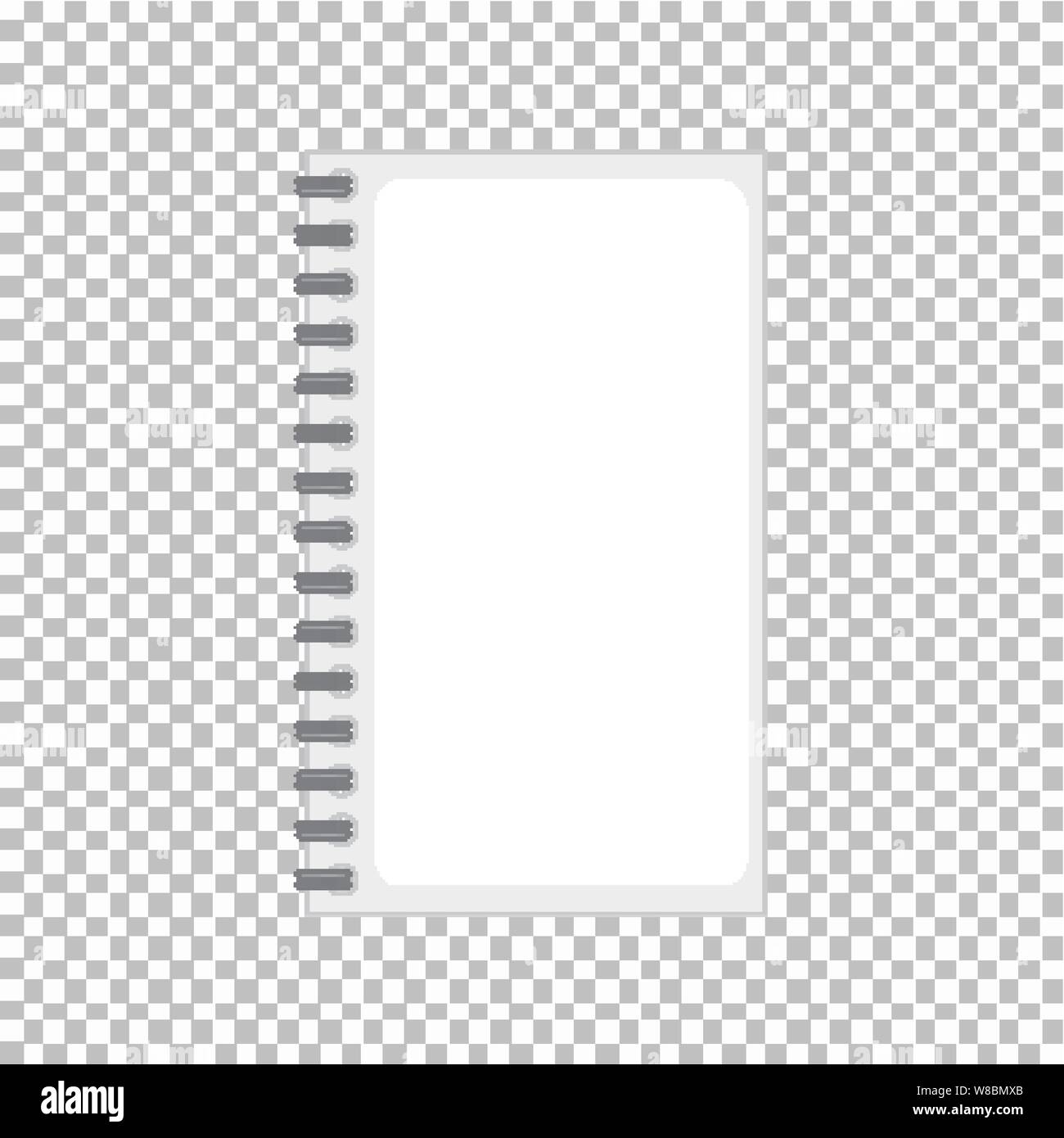 Product design template of notebook with no graphic illustration Stock ...