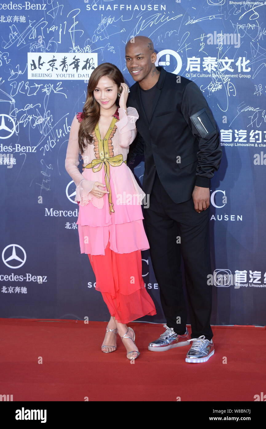 South Korea-based American singer and actress Jessica Jung or Jung Soo ...