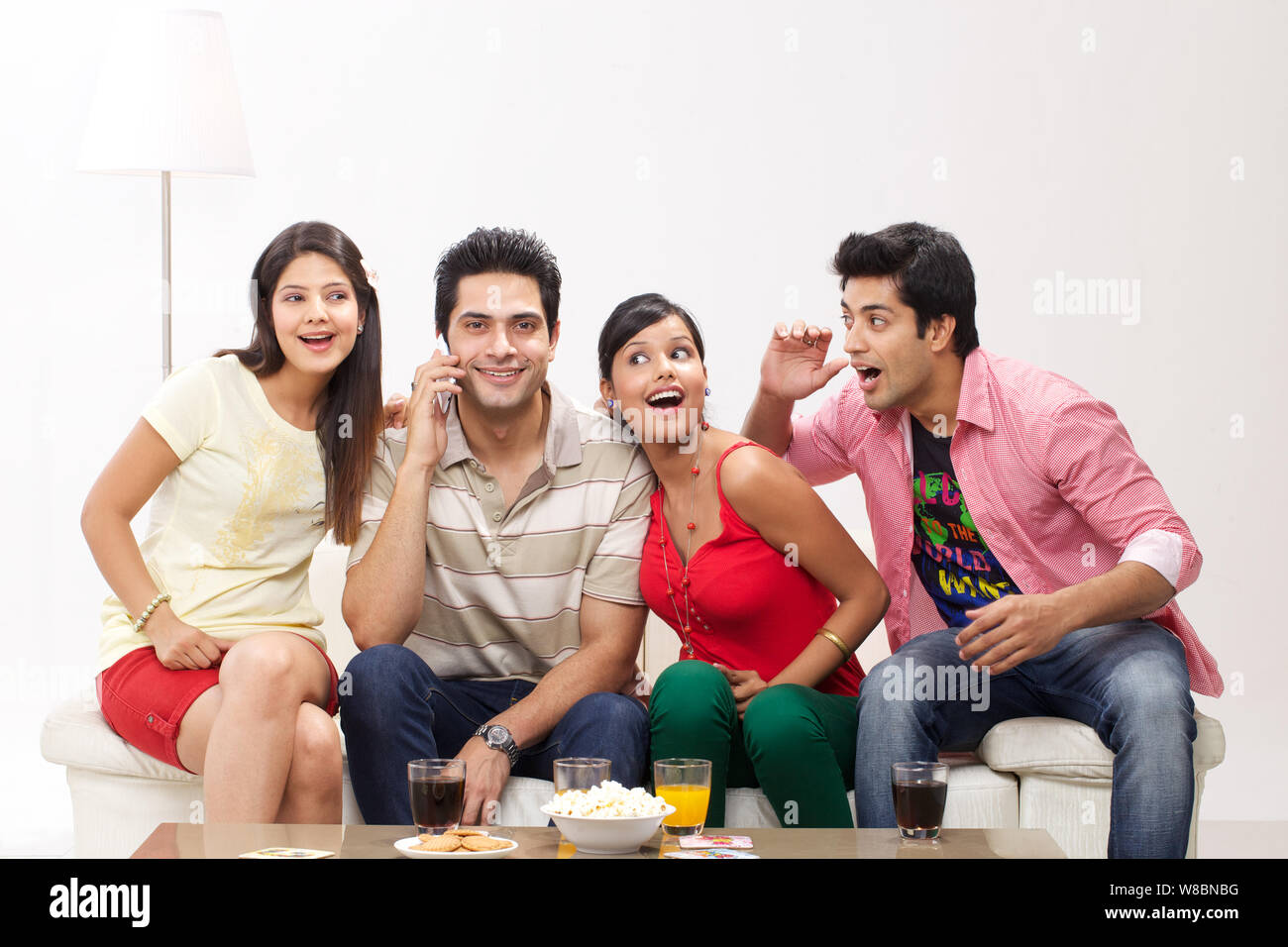 Friends having fun Stock Photo - Alamy