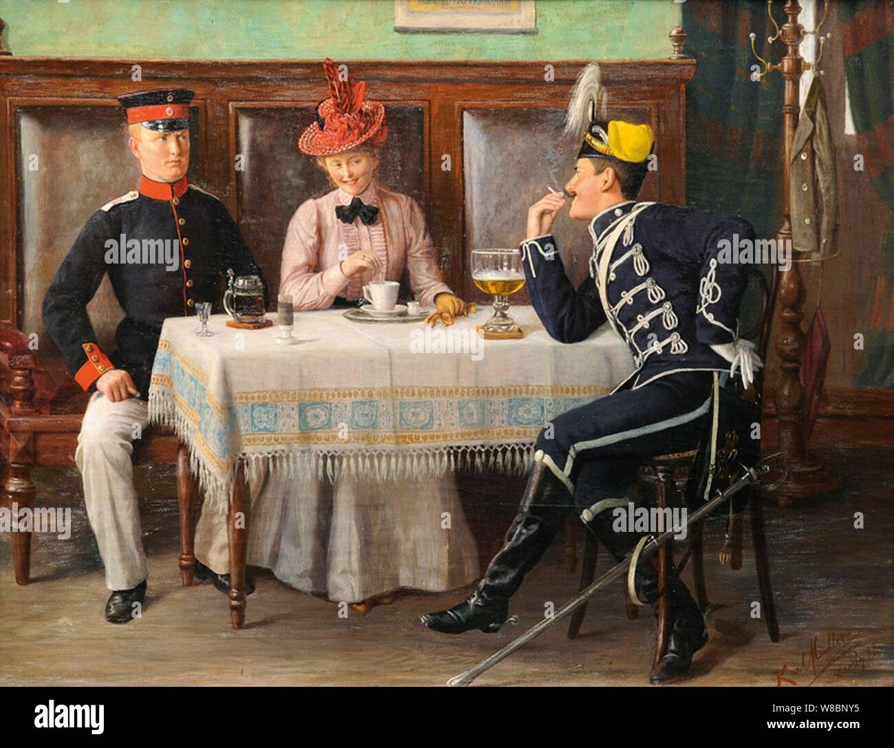 Der ungebetene Gast Stock Photo - Alamy