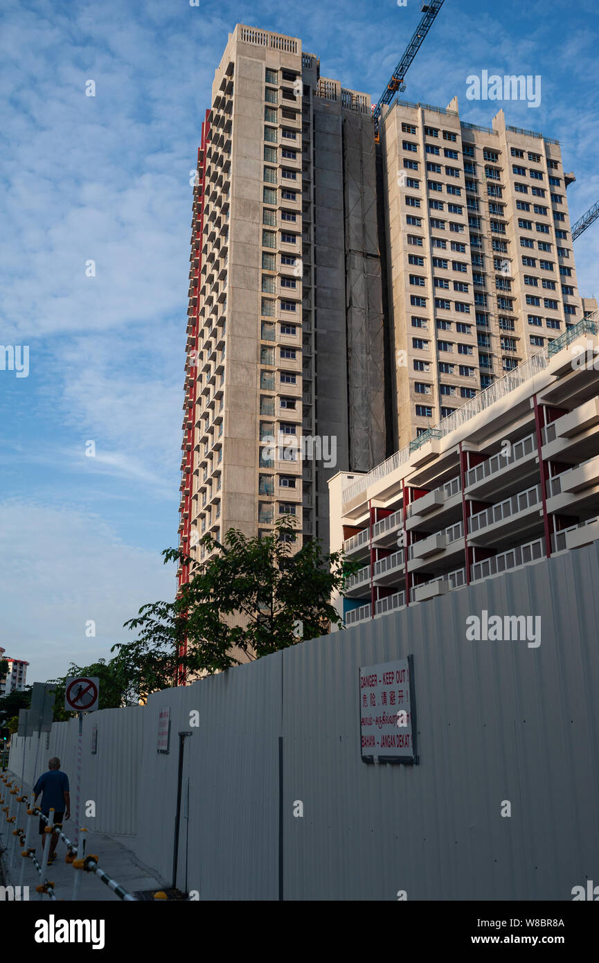 Singapore, Republic of Singapore, Asia - Exterior view of new ...