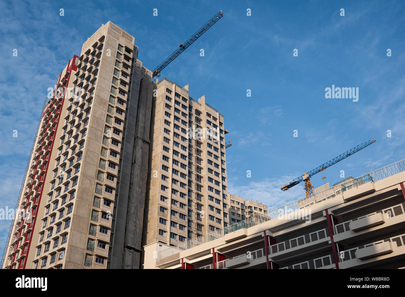 Singapore, Republic of Singapore, Asia - Exterior view of new ...