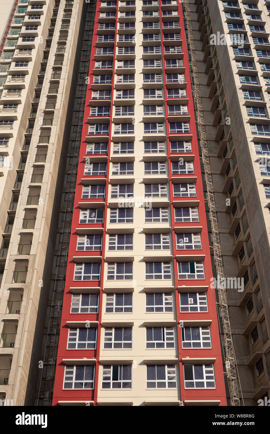 Singapore, Republic of Singapore, Asia - Exterior view of new ...