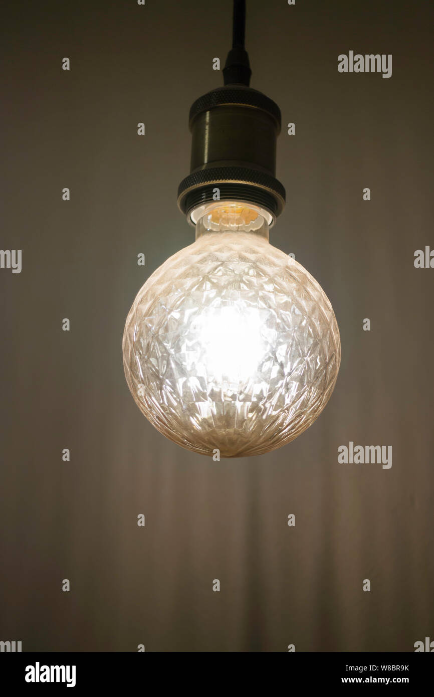 Light bulb design for minimal room style, stock photo Stock Photo - Alamy