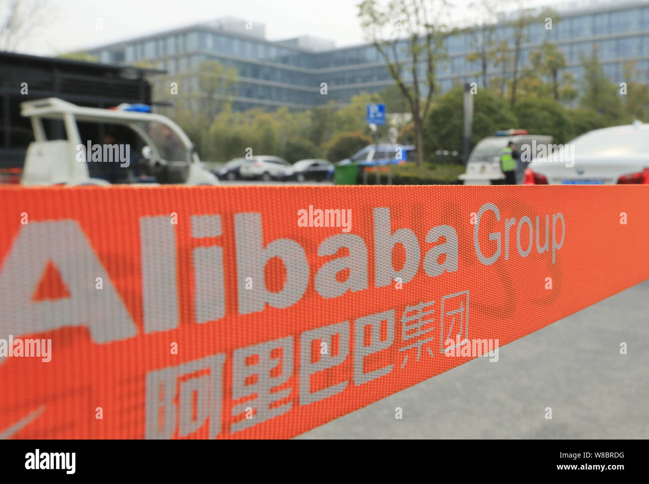 --FILE--A logo of Alibaba is pictured at the headquarters of Chinese e ...