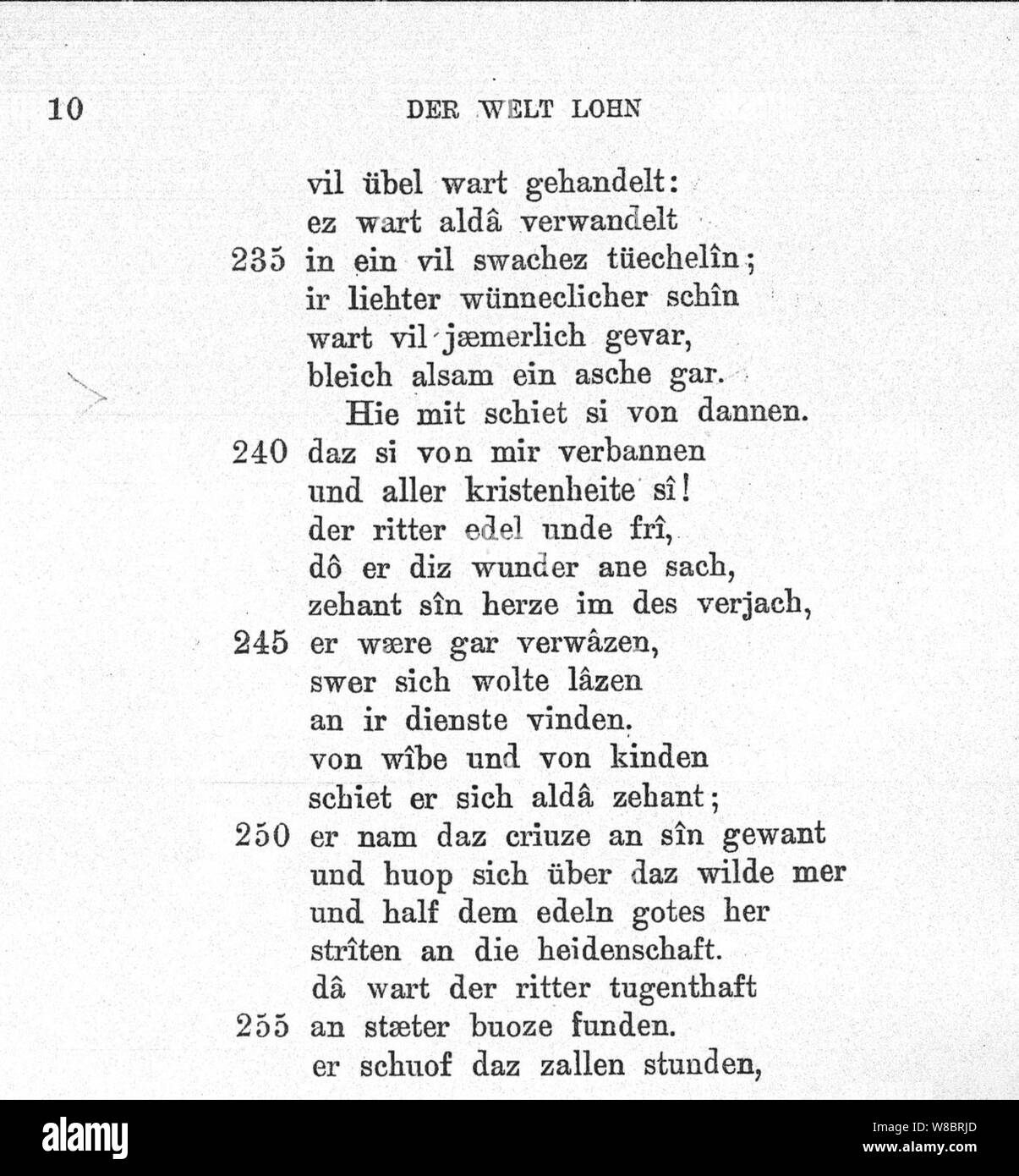 Der Welt Lohn 010 Stock Photo - Alamy