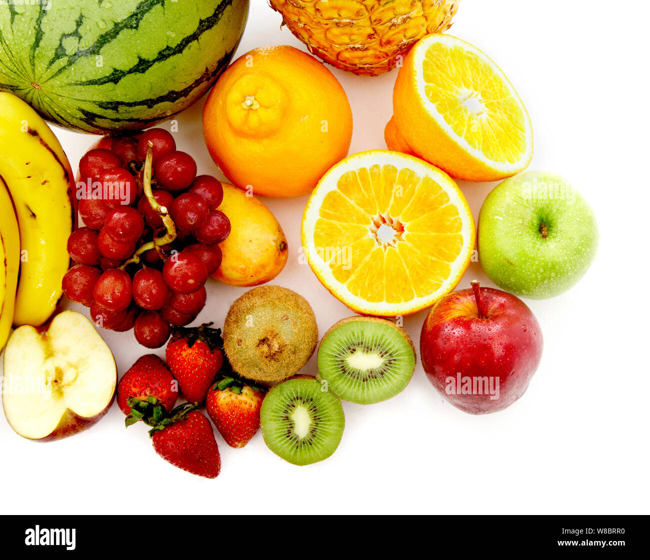 MIX FRUIT BACKGROUNDS | BACKGROUNDS FOR KIDS & SCHOOL PROJECTS | WHITE ...