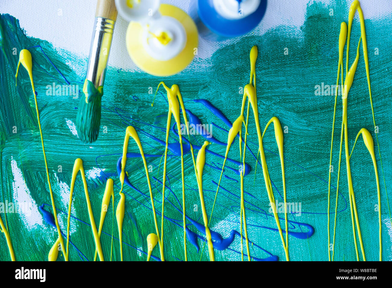 Abstract Painting Background, Creative Paint Wallpaper Backdrop ...